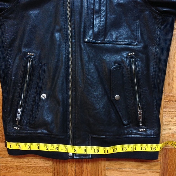 Diesel | Jackets & Coats | Diesel Mens Black Leather Motorcycle Jacket ...